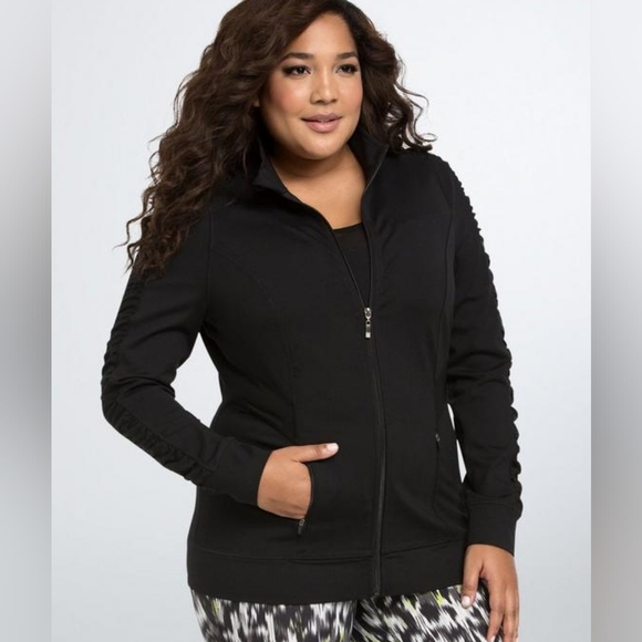 torrid | Jackets & Coats | Torrid Active Mesh Panel Jacket Euc | Poshmark